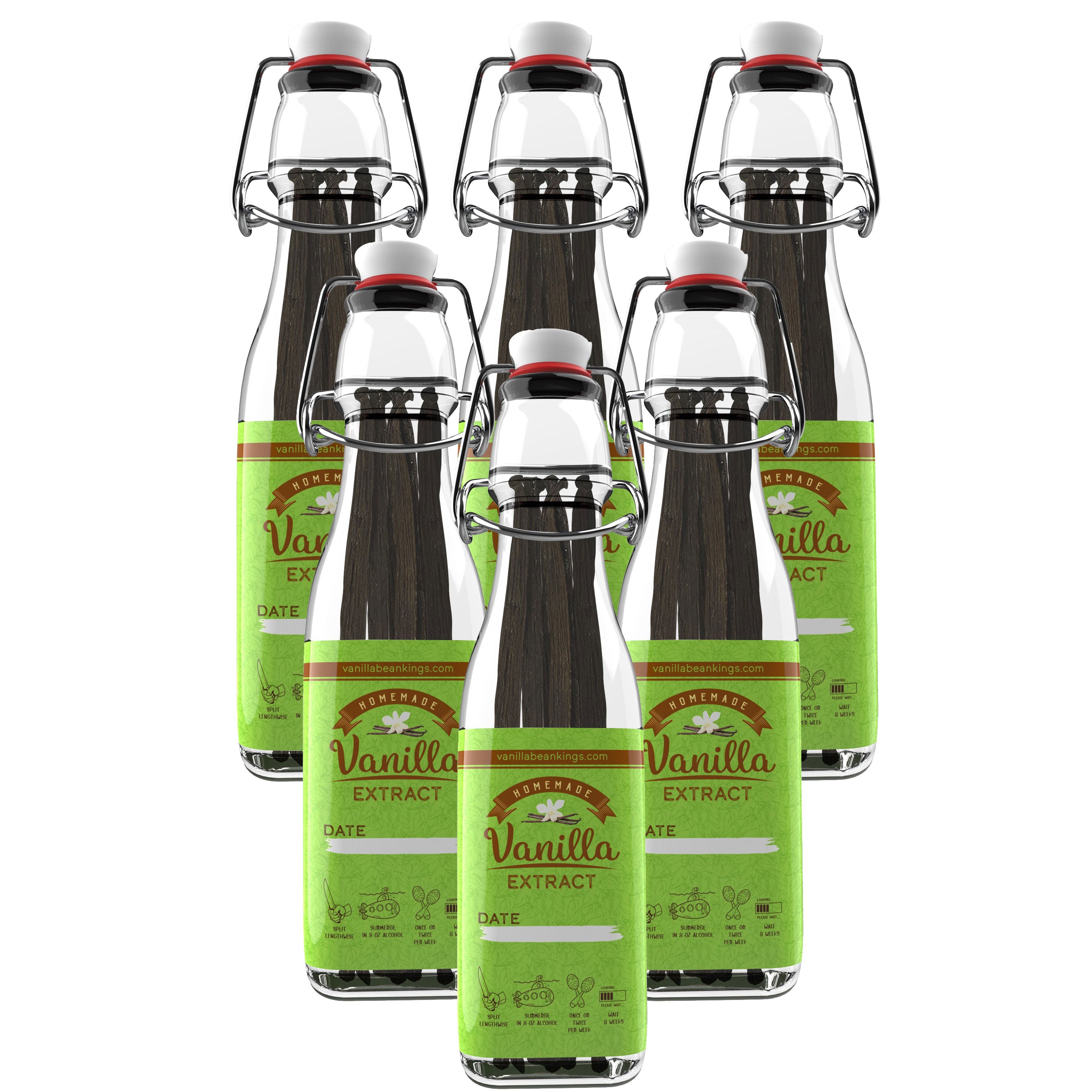 Homemade Vanilla Extract Kit With Organic Madagascar Vanilla Beans ...